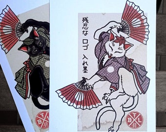 Kitsune art - Etsy España