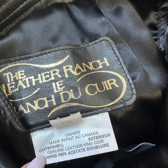 Vintage The Leather Ranch Genuine Leather Black Penci… - Gem