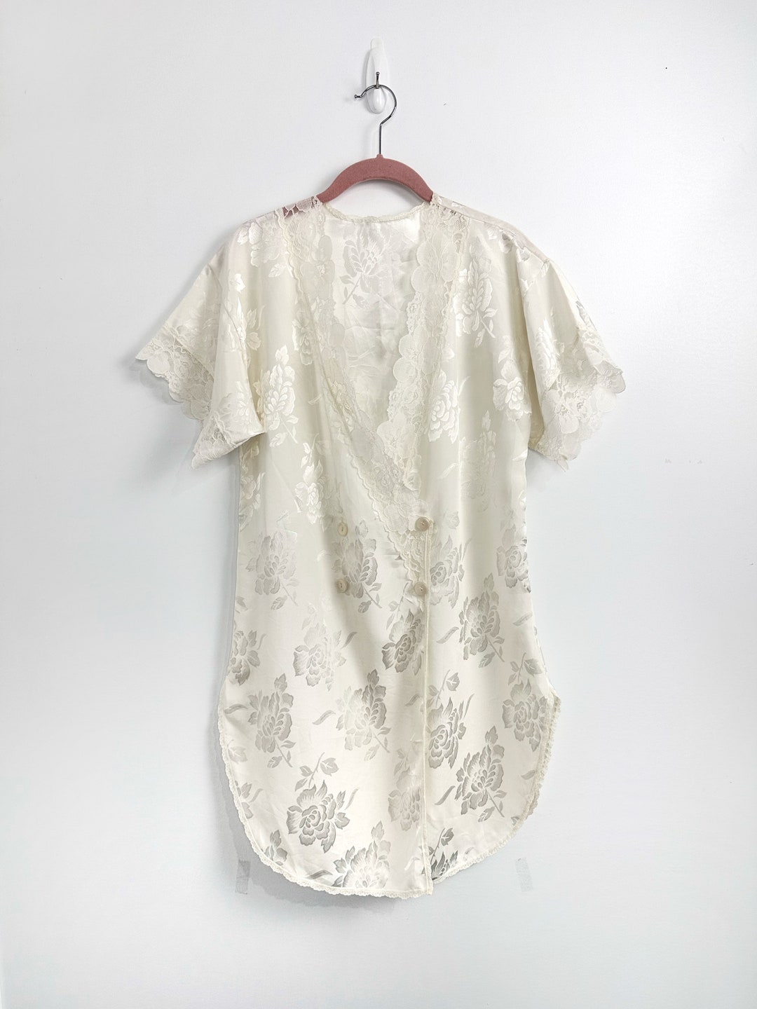 Vintage 70s 80s Victoria’s Secret Gold Crown Label Satin Robe - Etsy