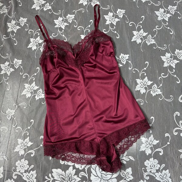 Satin and Lace Teddy - Etsy