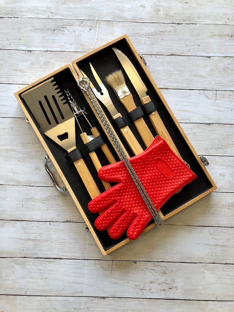 BBQ Set Custom Grill Set Personalized BBQ Set Grill Set - Etsy