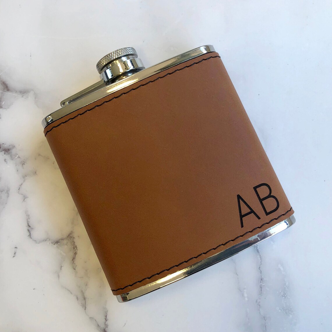 Personalized Leather Flask Wedding Flask Engraved Flask Hip | Etsy