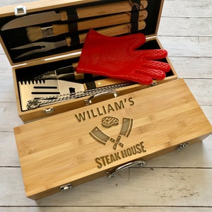 Personalized BBQ Set - BBQ Set - Personalized Grilling - Custom BBQ Set ...