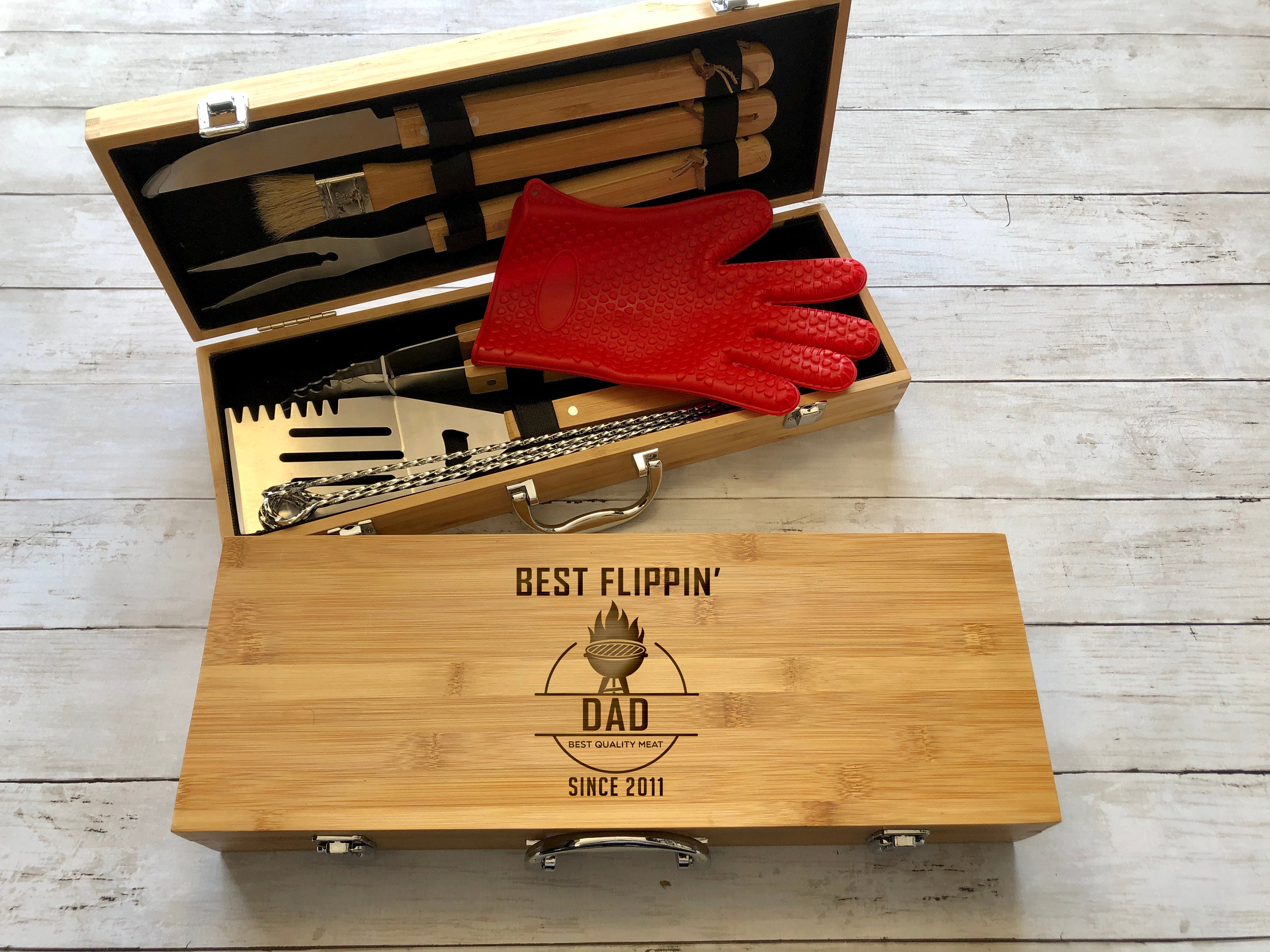 Personalized BBQ Set BBQ Set Personalized Grilling - Etsy