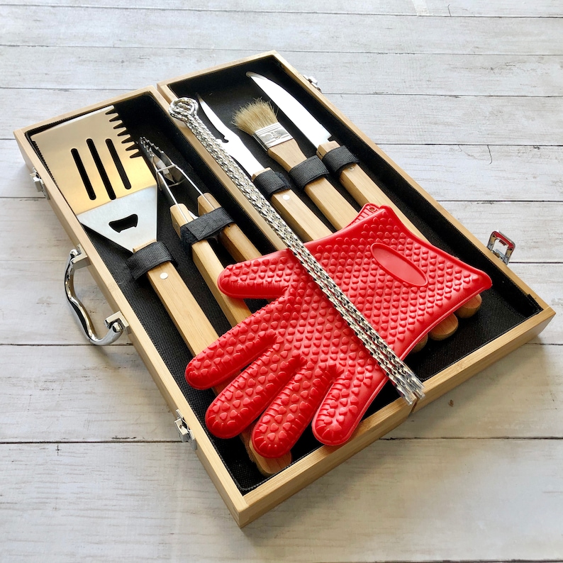 BBQ Set Custom Grill Set Personalized BBQ Set Grill Set - Etsy