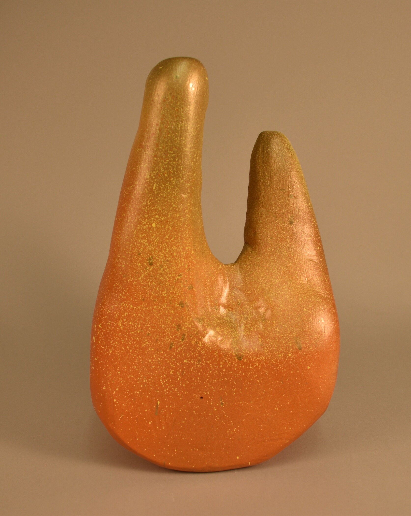 Golden Flame Sculpture - Etsy