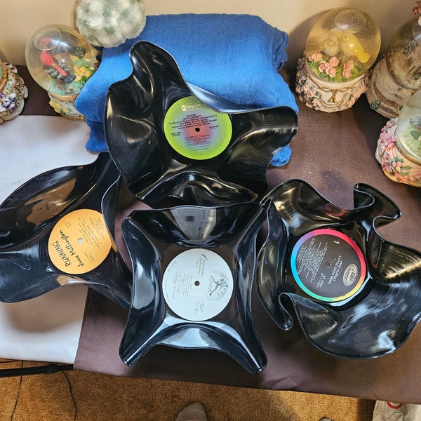 Vinyl Record Bowl - Etsy