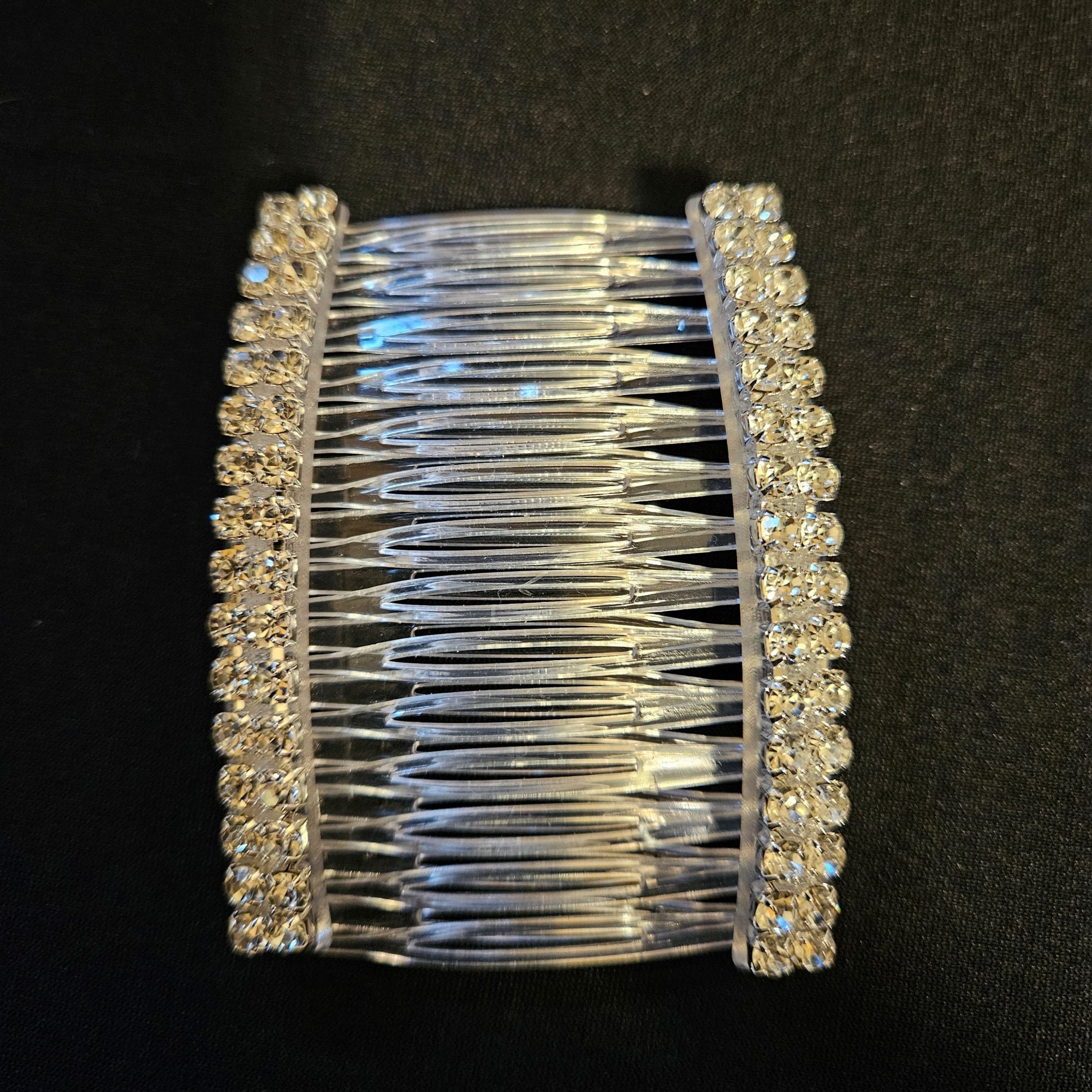 Handmade Crystal Hair Combs - Set of 2 - Elegant Bridal Accessory - Etsy