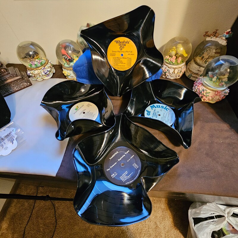 Record Bowls - Etsy