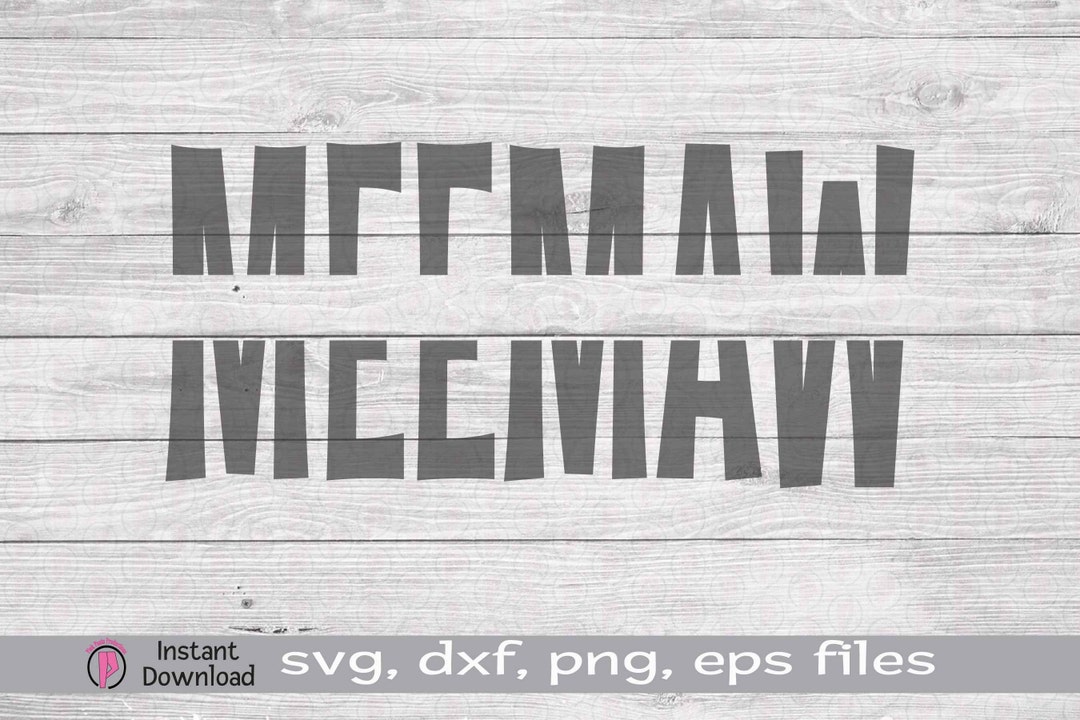 Meemaw Split Monogram SVG, Meemaw Monogram, Meemaw SVG, Meemaw for Baby ...