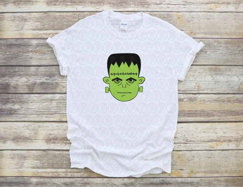 Frankenstein Svg Halloween Monster Vector Frankenstein Face - Etsy