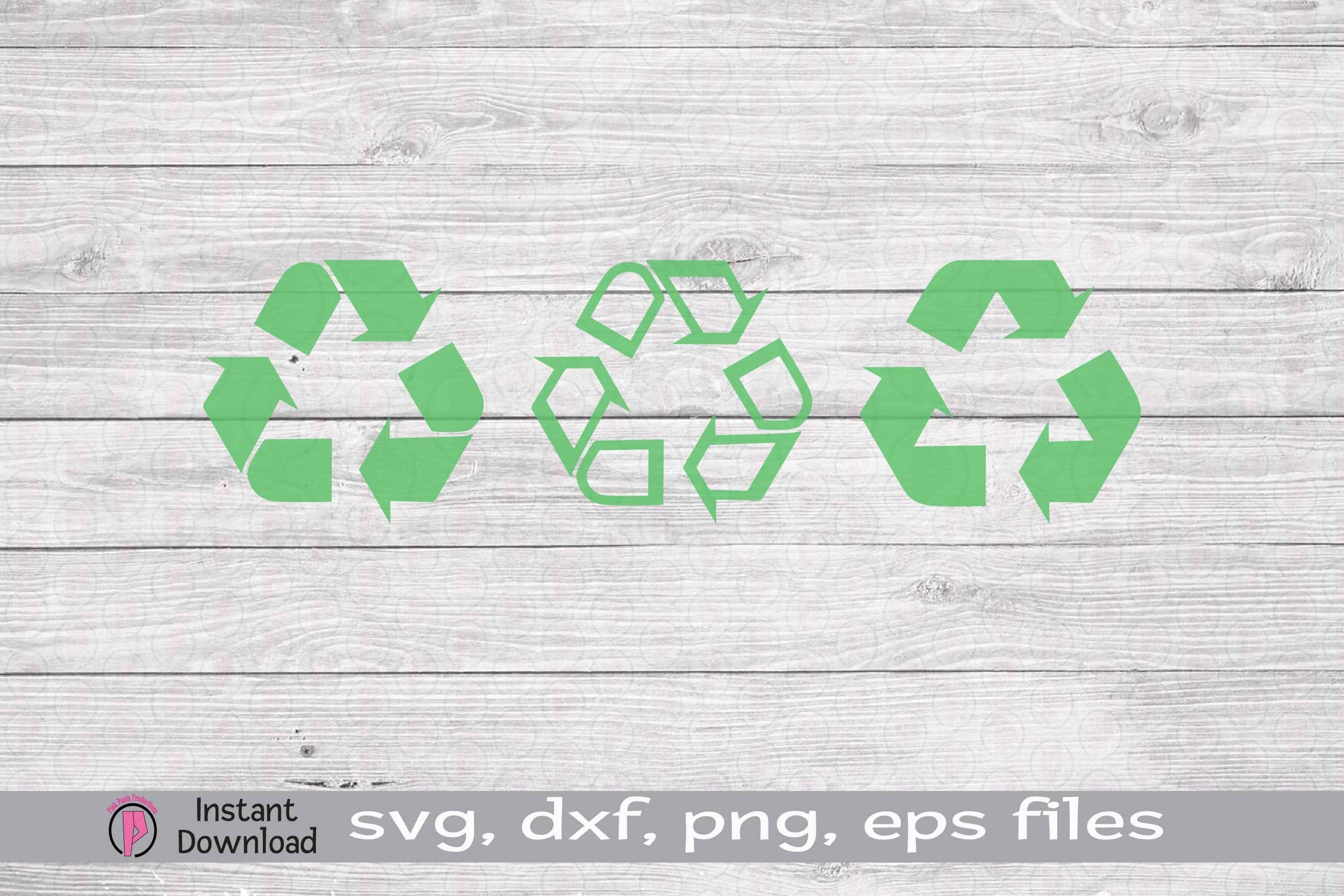 Recycle Symbol SVG PNG Solid Recycle Symbol Recycle Arrows - Etsy