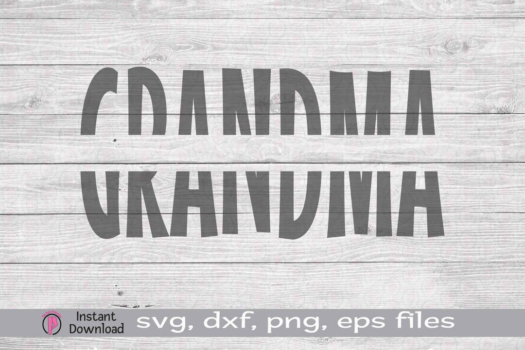 Grandma Monogram SVG, Grandma Split Monogram, Grandma SVG, Grandma for ...