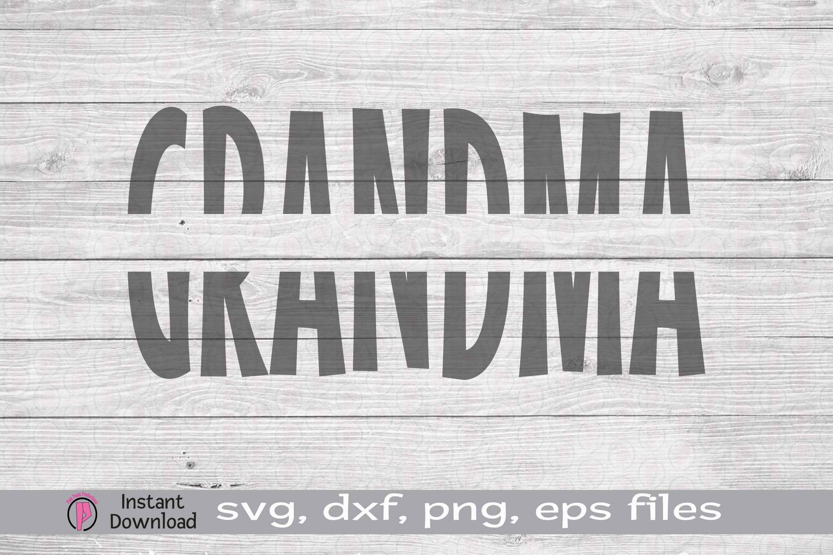 Grandma Monogram SVG, Grandma Split Monogram, Grandma SVG, Grandma for ...