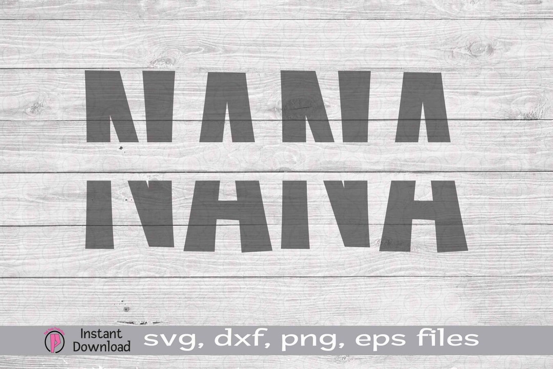 Nana Split Monogram SVG, Nana Monogram, Nana SVG, Nana for Baby Shower ...