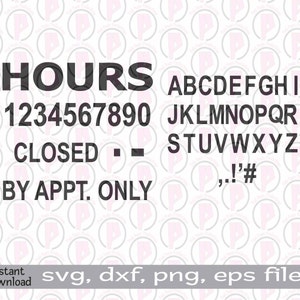 Business Hours Svg Png, Hours of Operations, Business Sign Clip Art ...