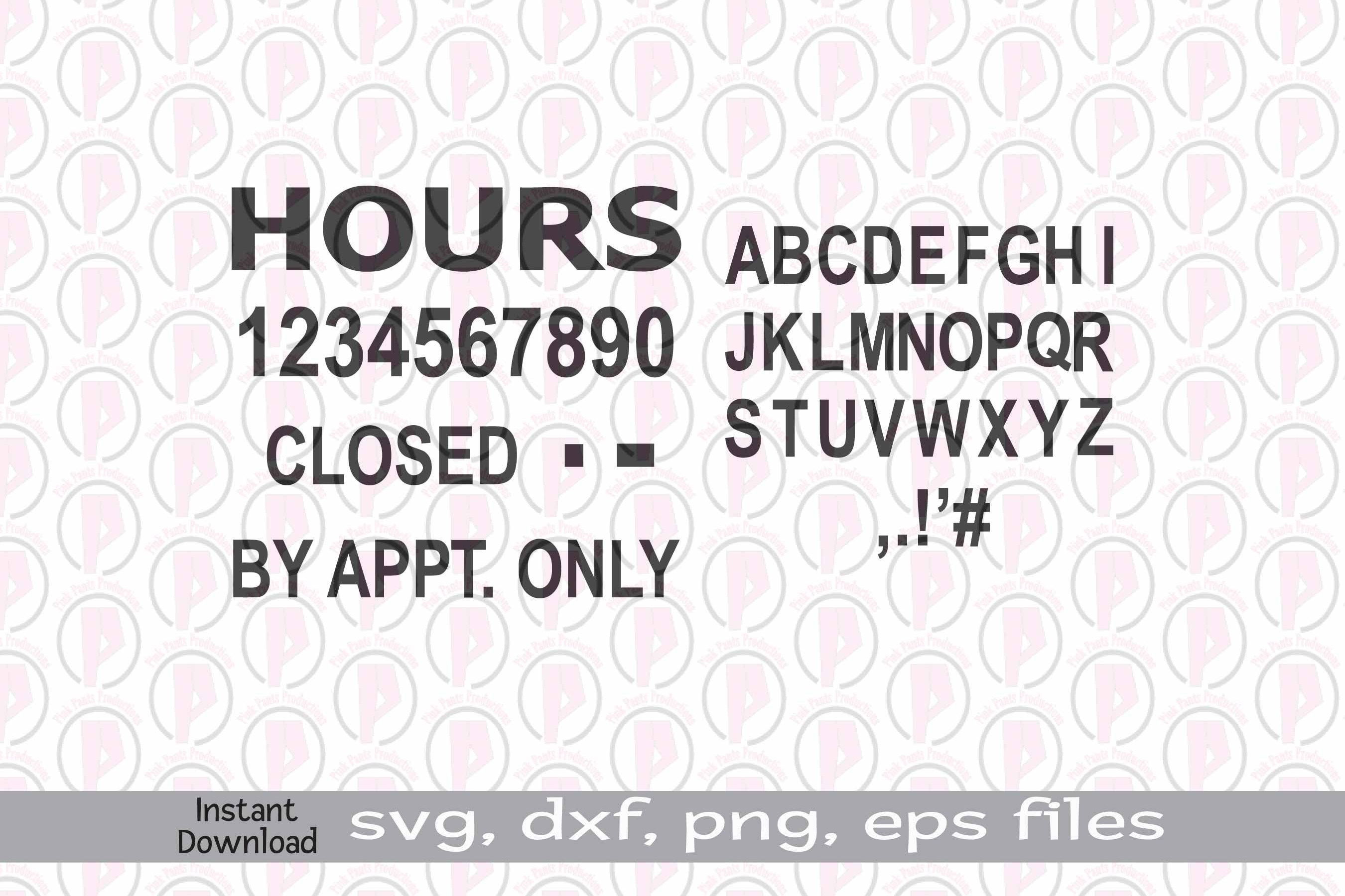 Business Hours Svg Png Hours of Operations Business Sign - Etsy Australia