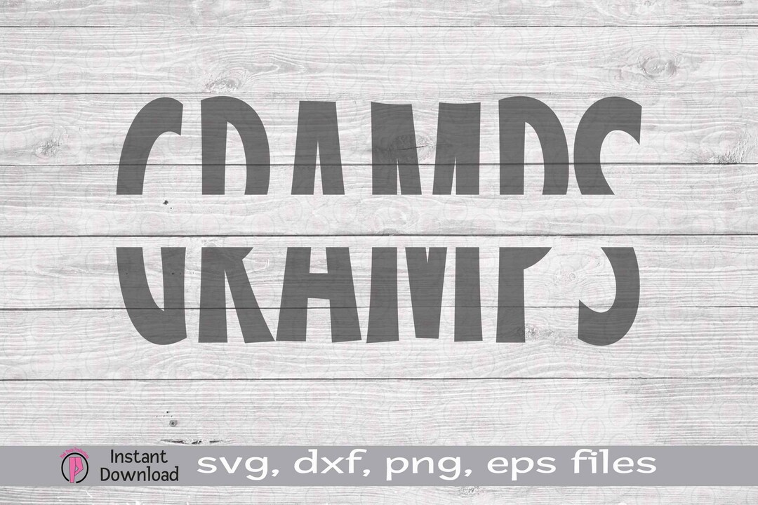 Gramps Split Monogram SVG PNG, Gramps Monogram, Gramps SVG, Father's ...