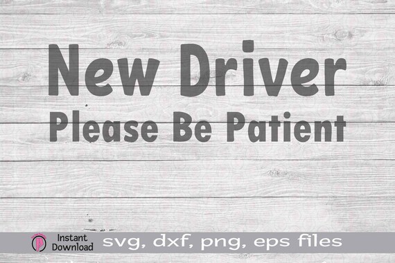 New Driver Svg New Driver Printable Files for Cricut - Etsy Hong Kong
