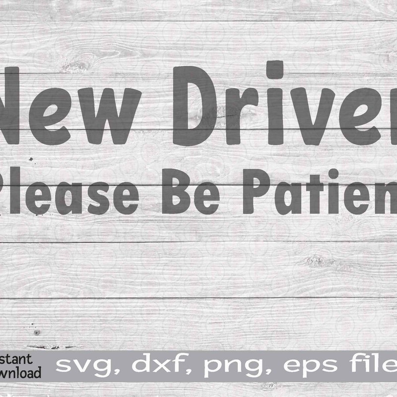 New Driver Svg - Etsy