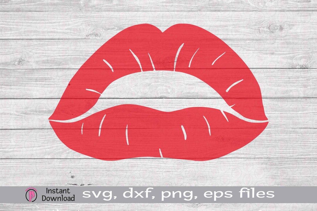 Lips Svg, Lips Cut File, Red Lips Clip Art, Printable Lips, Pouty Lips ...
