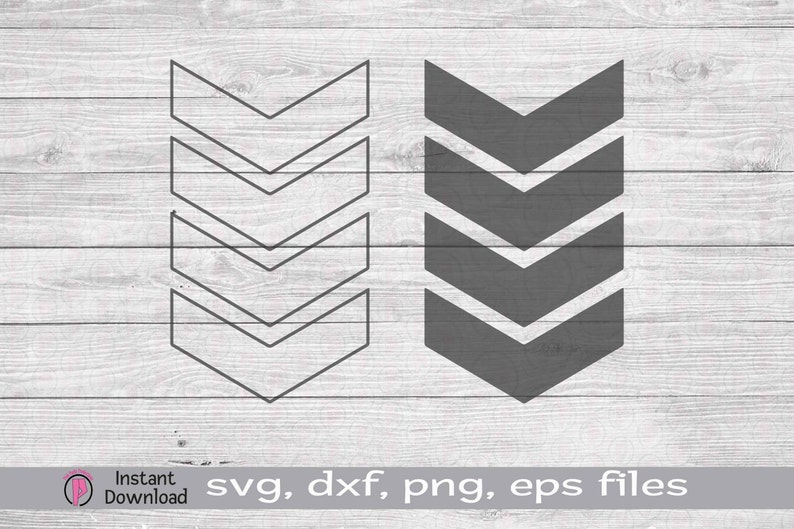 Chevron SVG PNG, Arrow Vector, Chevron Cut File, Solid Arrow, Chevron ...
