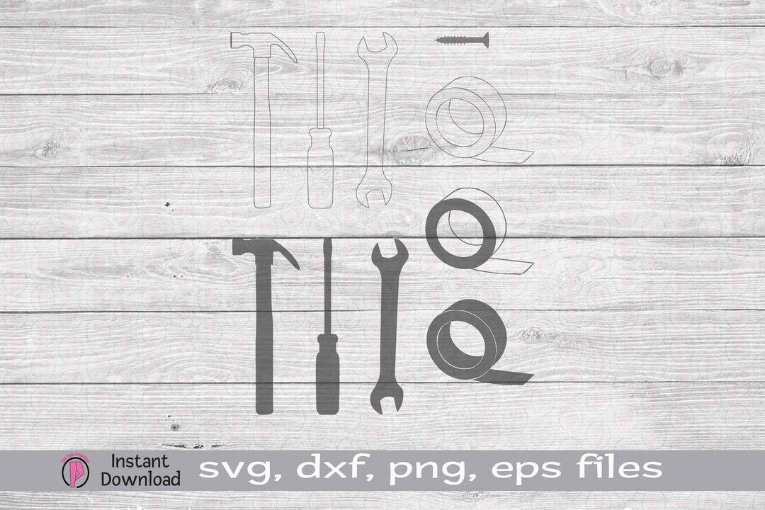 Tools Svg Png Eps, Handyman Tools, Tools Clipart, Tools Stencil, Tools ...