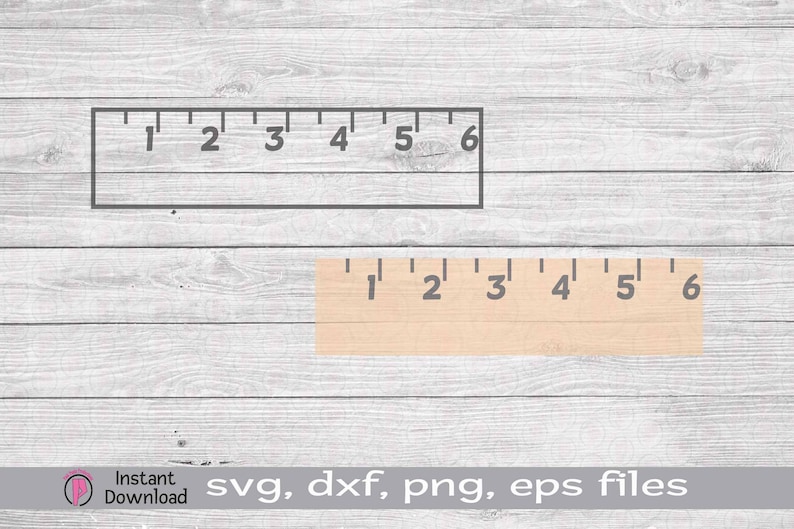 Ruler Svg Png, 6 Inch Ruler, Ruler Template, Ruler Silhouette, Short ...