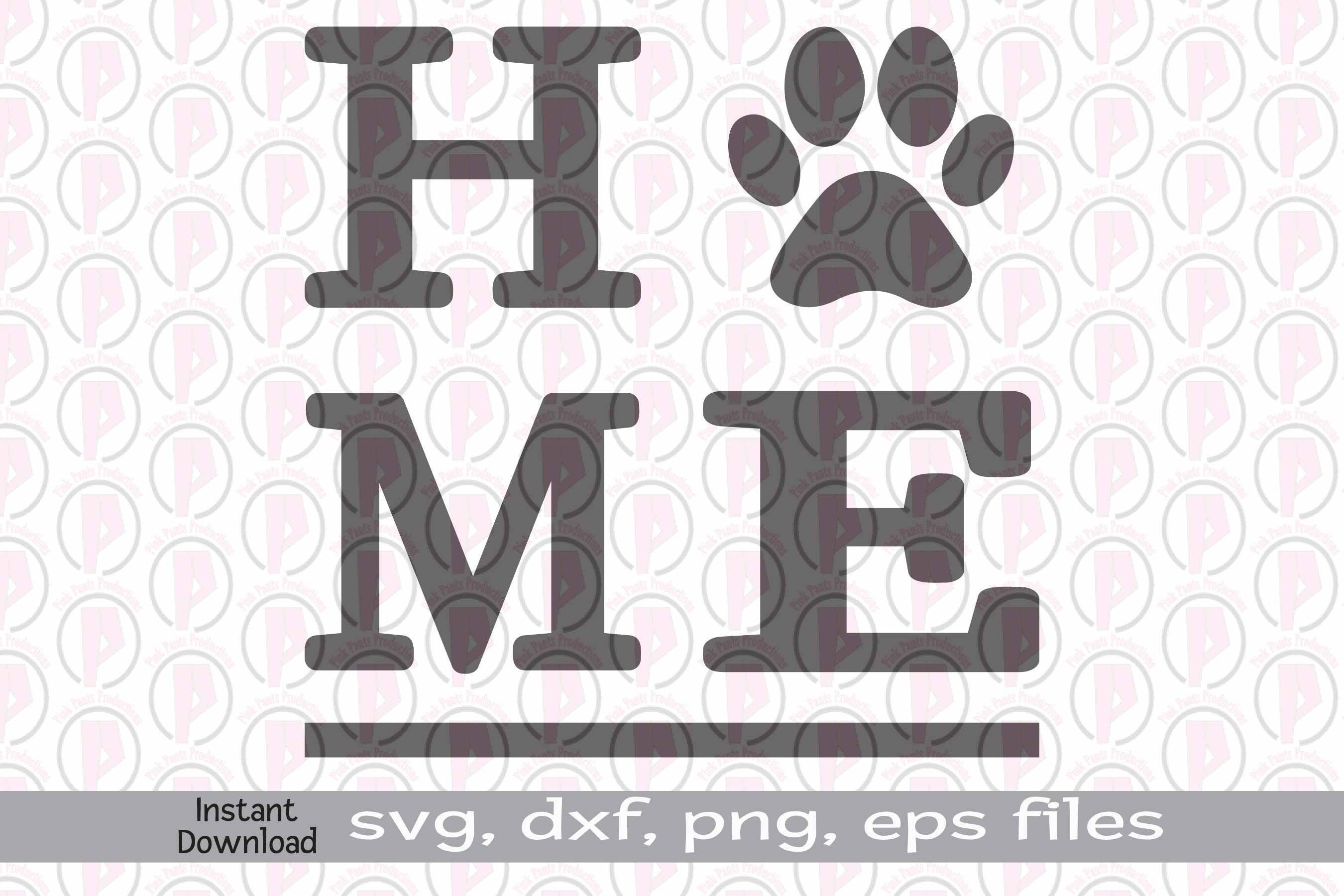 Home Paw Print Svg Home Pet Png Home Svg Home Vector Pet - Etsy