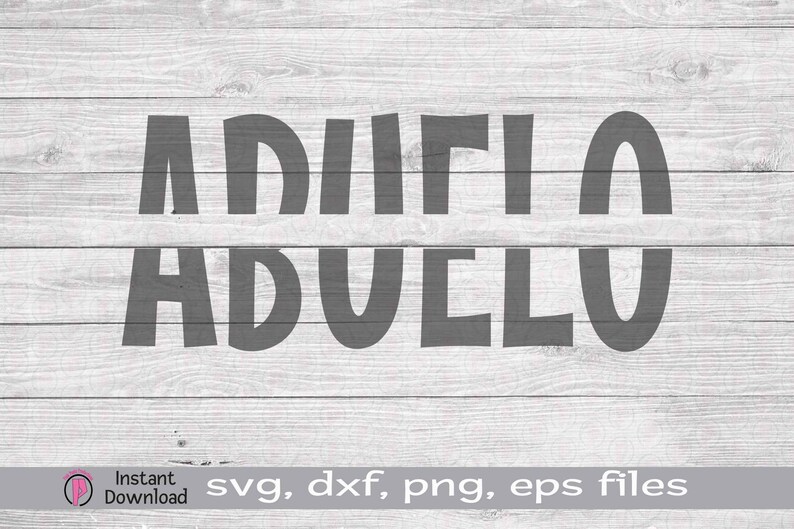 Abuelo Split Monogram SVG PNG, Abuelo Monogram, Abuelo SVG, Father's ...