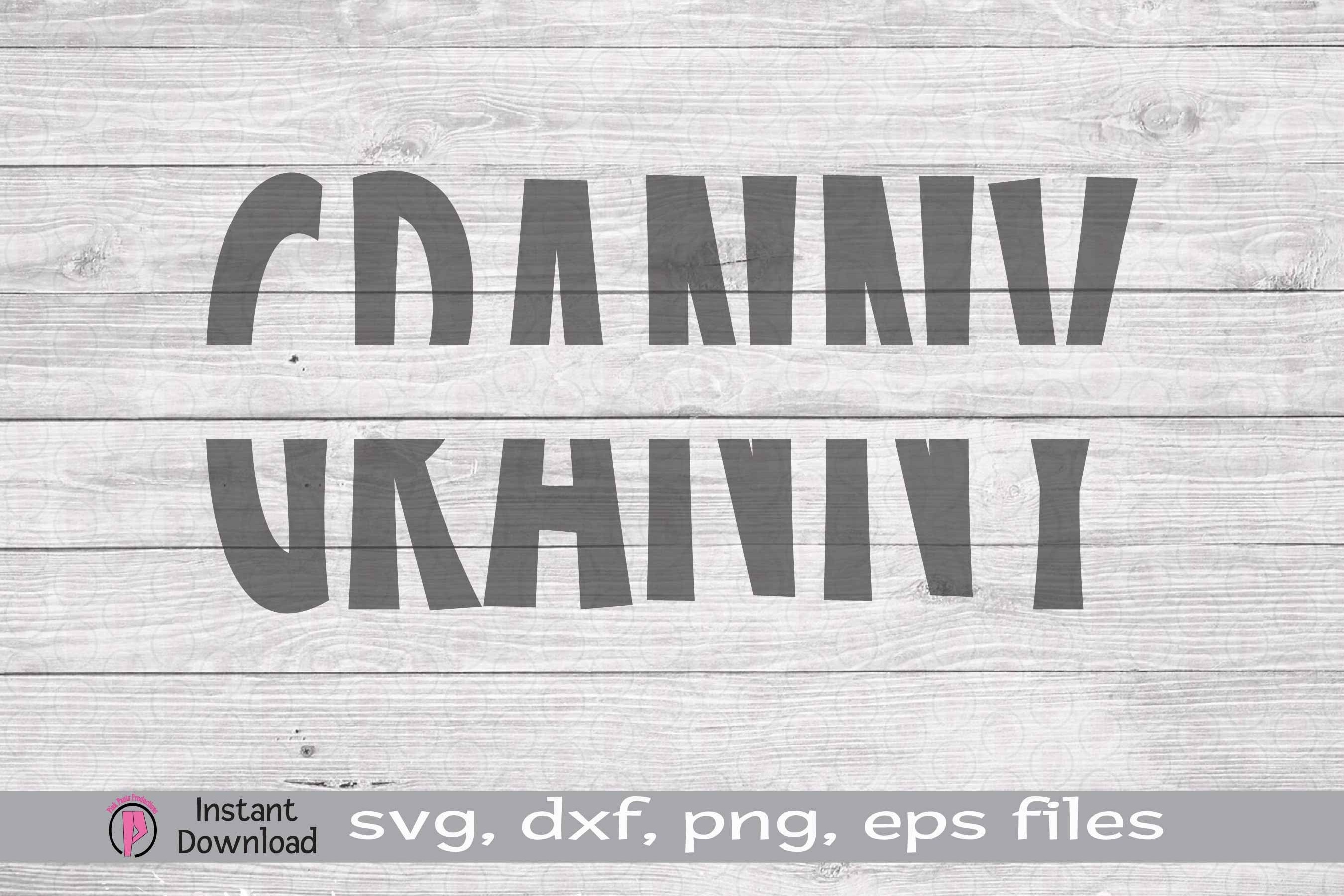 Granny Split Monogram SVG Granny Monogram Granny SVG Granny - Etsy