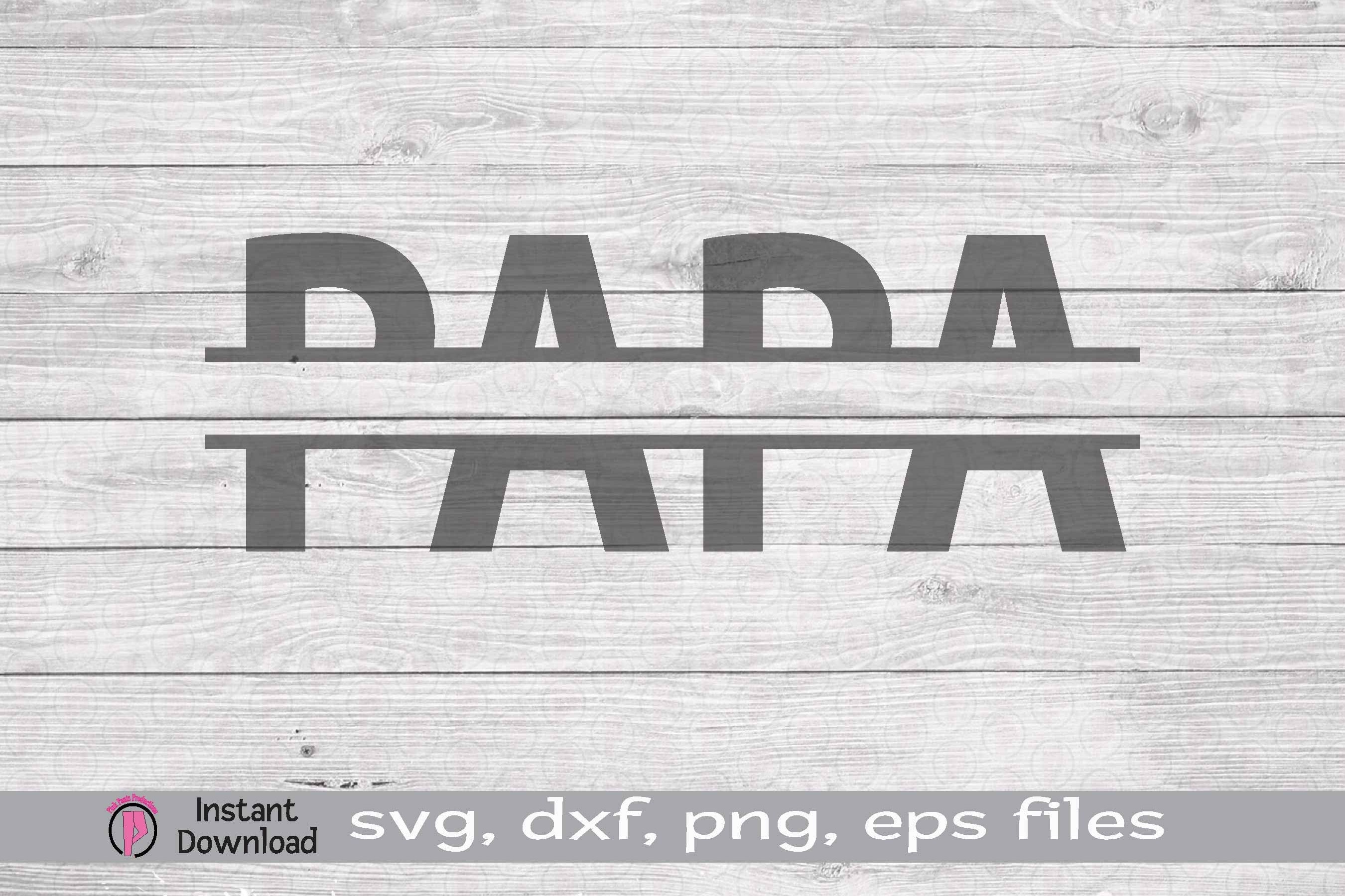 Papa Split Monogram SVG, Papa Monogram, Papa SVG, Father's Day, Father ...
