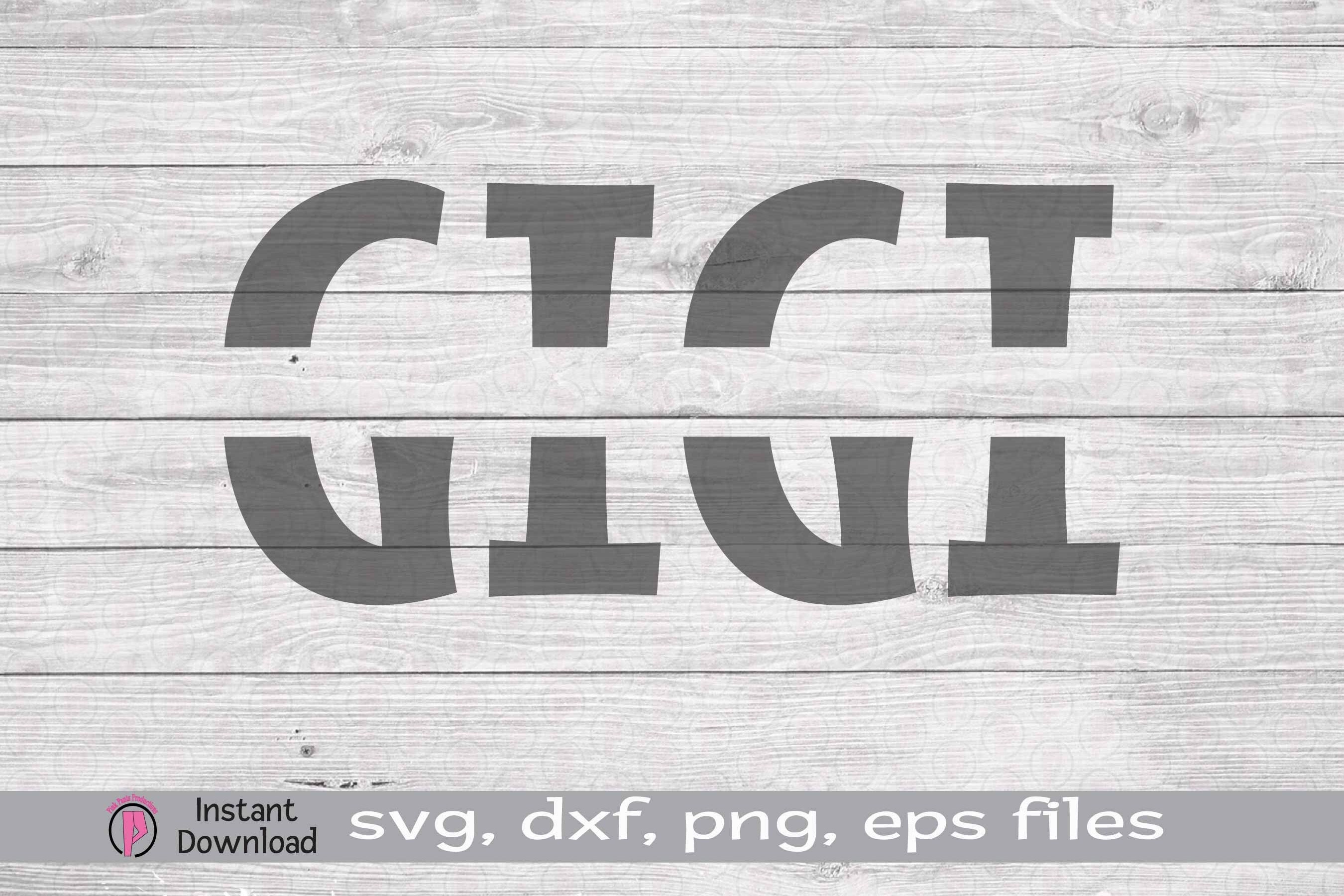 Gigi Split Monogram SVG, Gigi Monogram, Gigi SVG, Mother's Day, Gigi ...