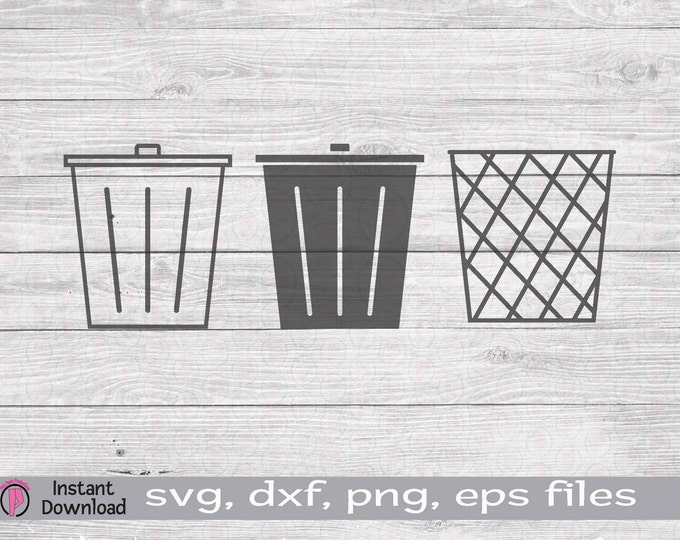 Garbage Lid Head SVG and PNG Files - Etsy Canada