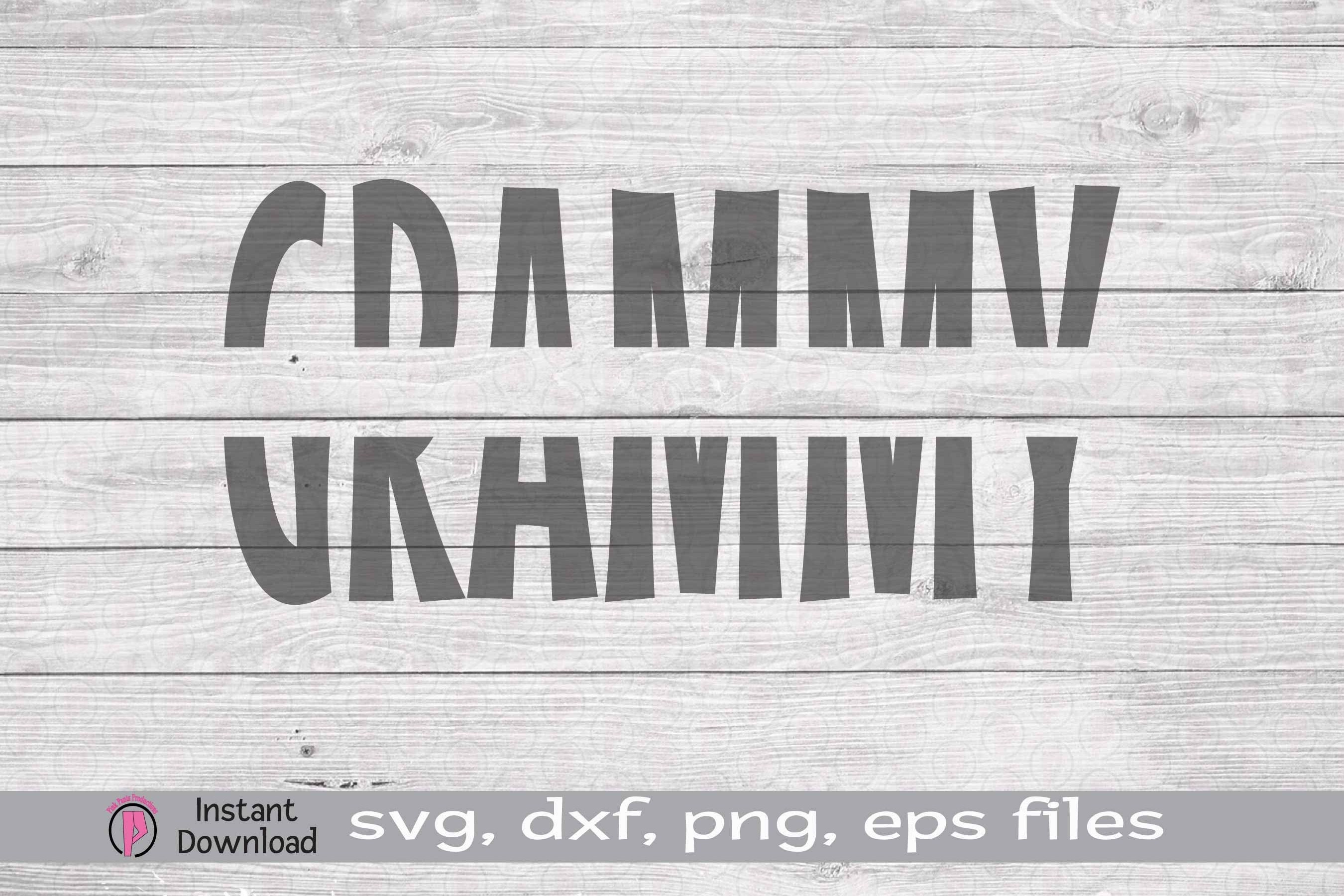 Grammy Split Monogram SVG Grammy Monogram Grammy SVG - Etsy