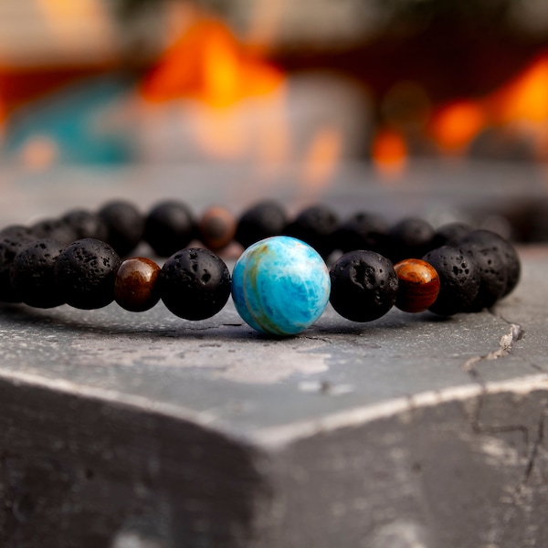 Lava Bead Bracelet - Etsy