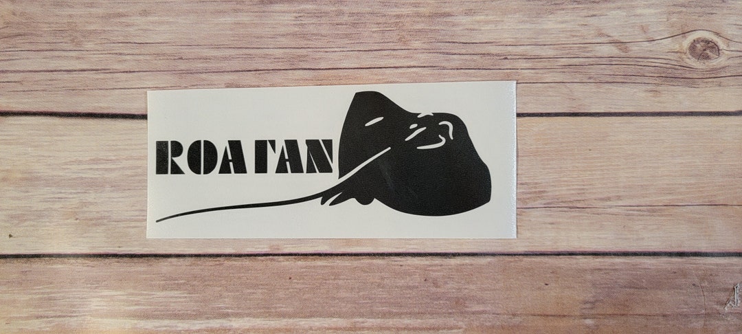 Roatan Sticker 3"x7.5" Eagle Ray Bat Ray Sting Ray - Etsy