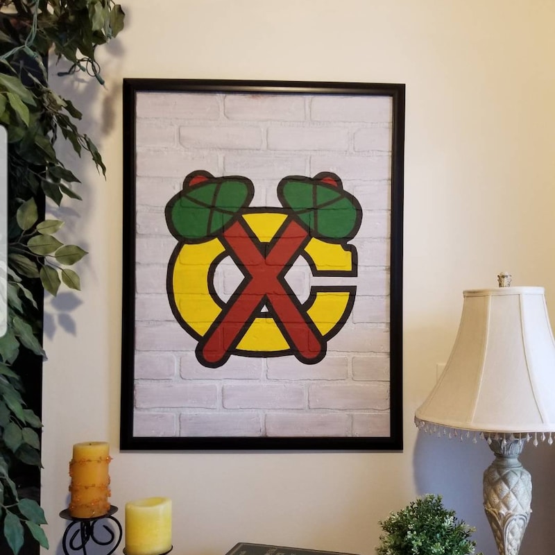 Blackhawks Frame - Etsy