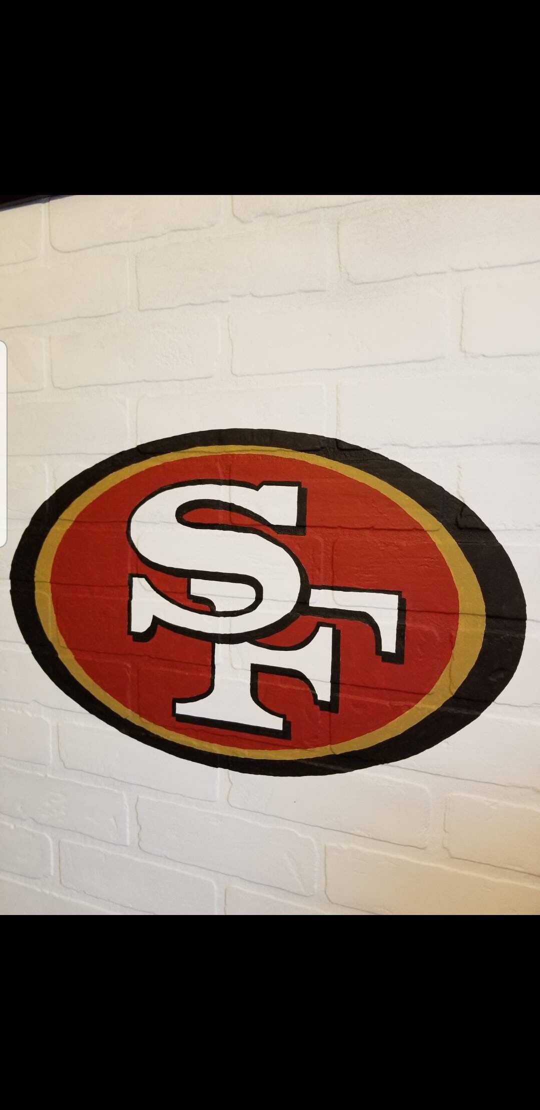 San Francisco 49ers Brick Wall Art - Etsy UK