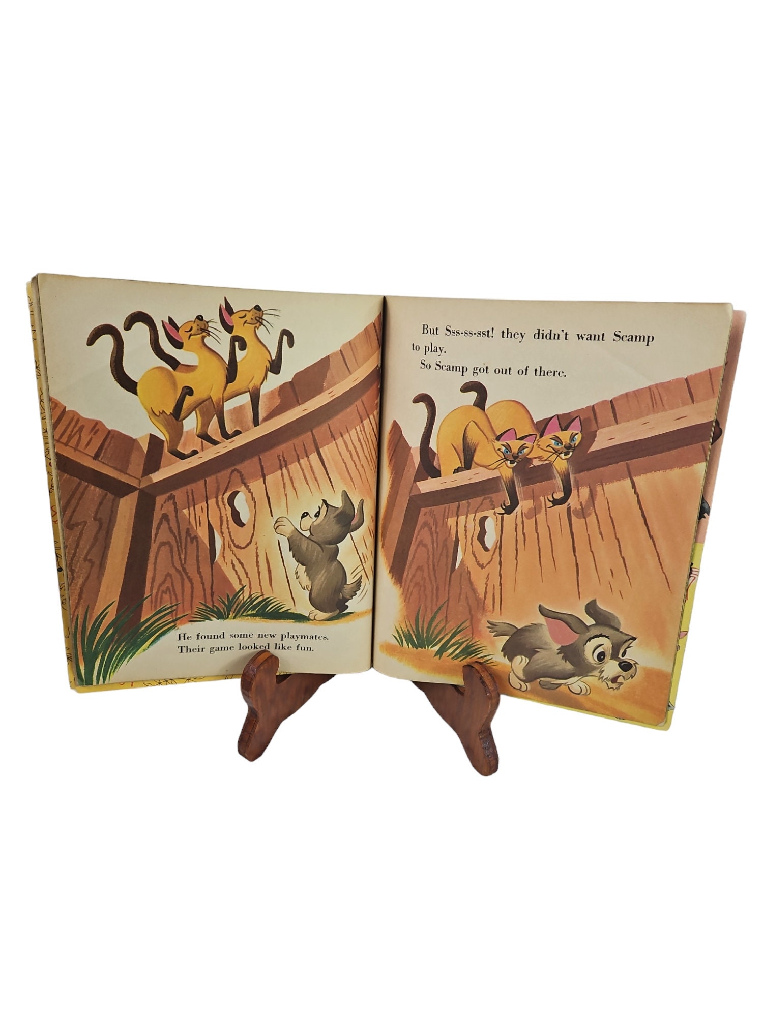 Scamp Walt Disney A Little Golden Book the Adventures of A - Etsy