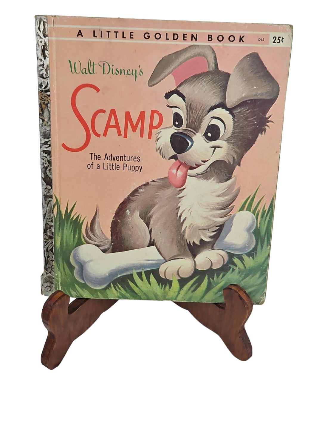 Scamp Walt Disney A Little Golden Book the Adventures of A - Etsy