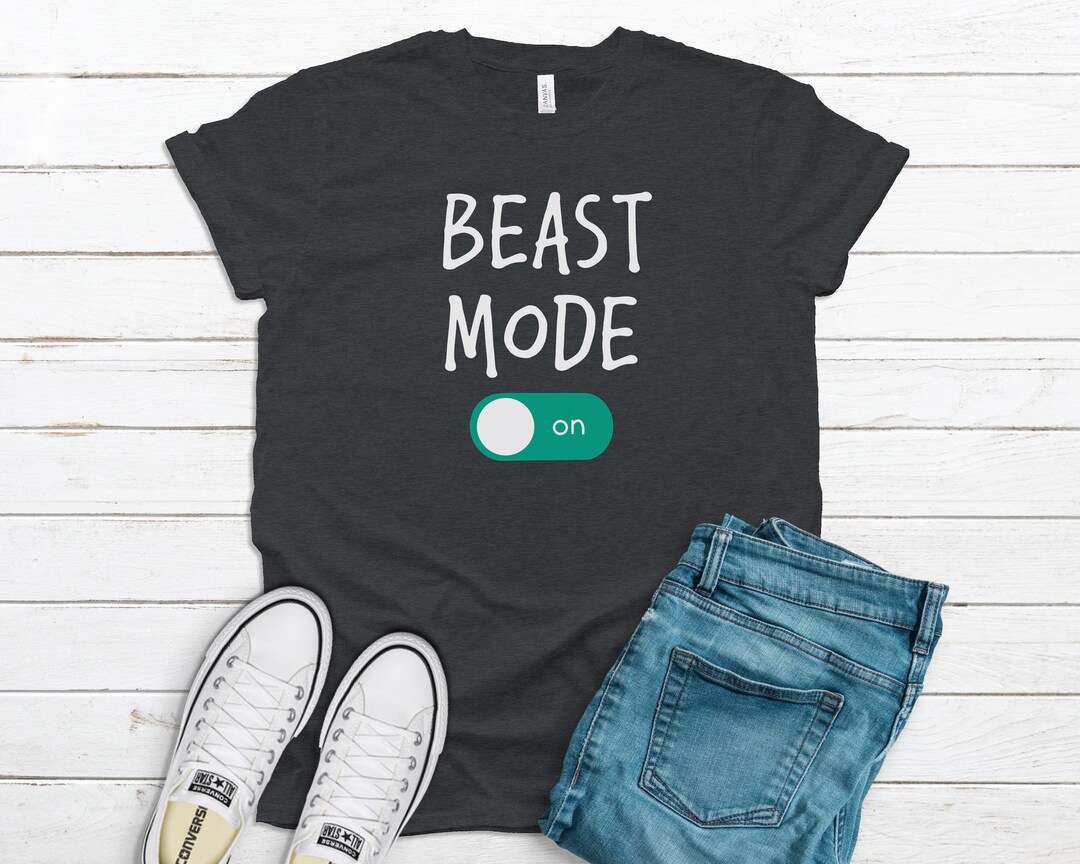Beast Mode On Funny Workout Shirt Workout Gifts Gym Shirt - Etsy