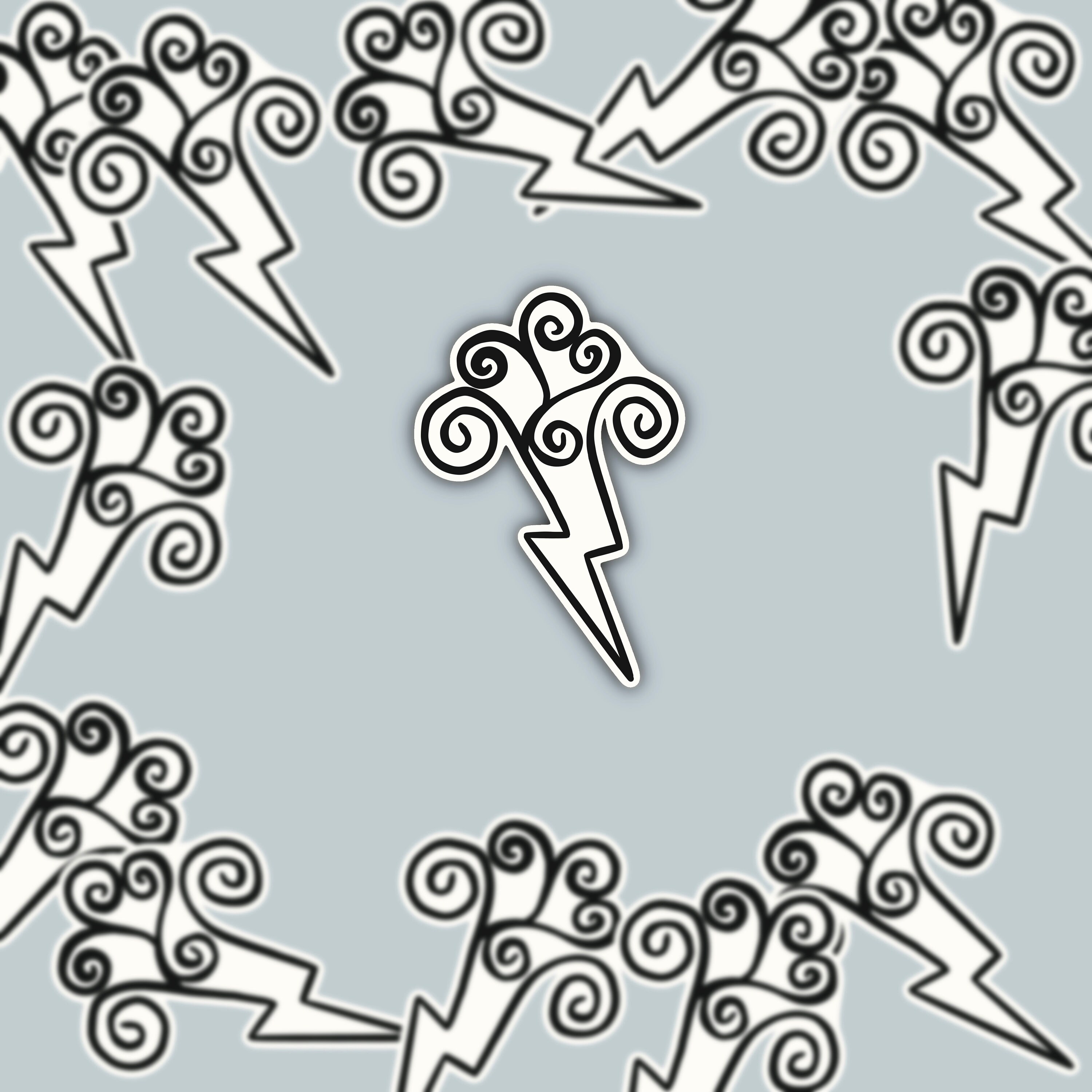 Element Sticker Last Airbender Avatar Stickers Avatar Decal Lightning ...