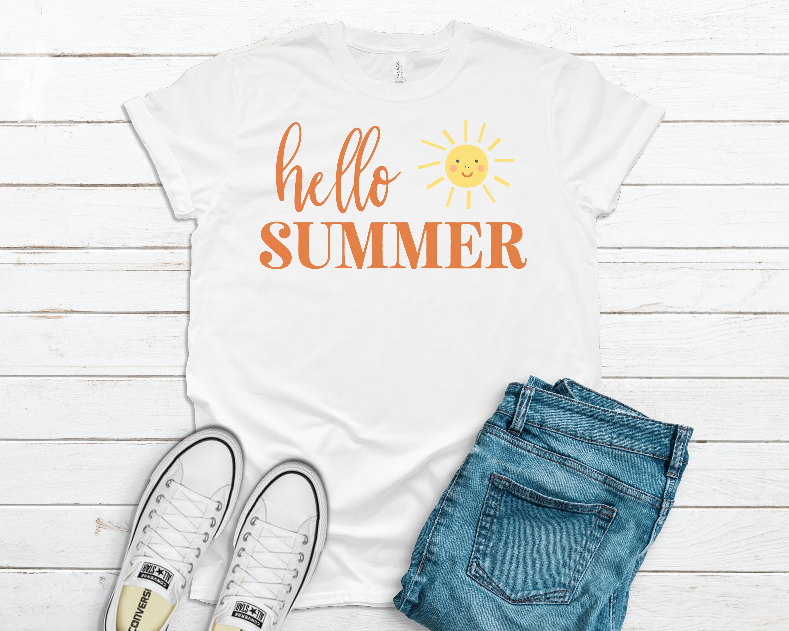Hello Summer, Summer T-shirt, Cute Women's Shirt, Gift for Her, Gift ...