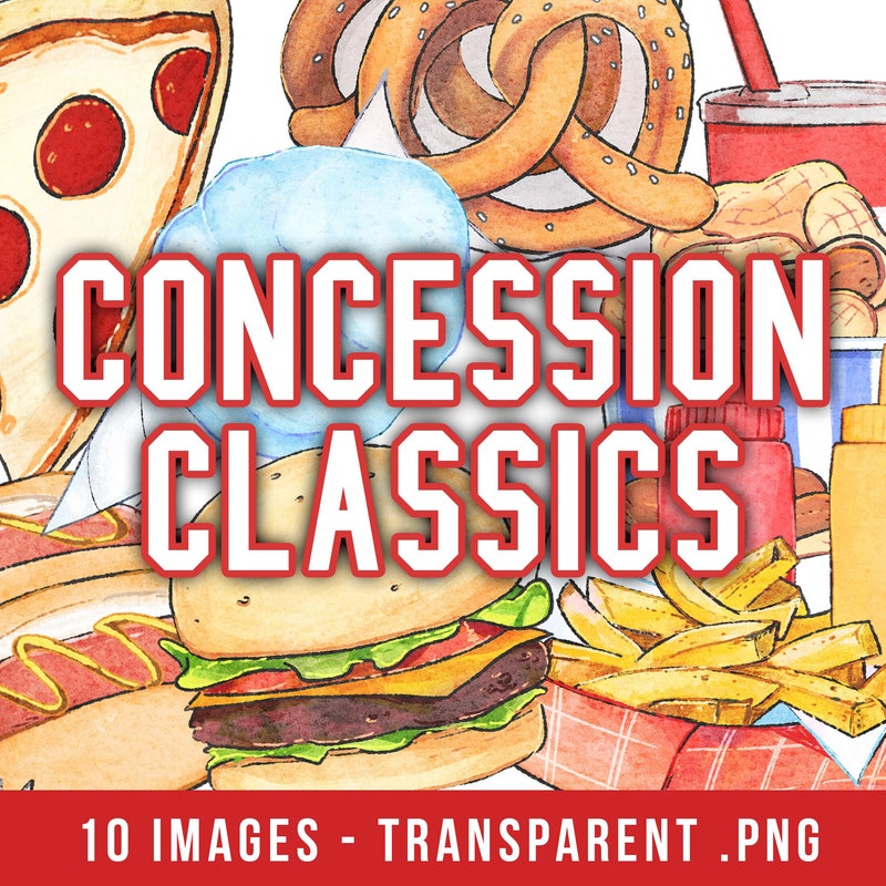 Concessions Illustrations - Etsy