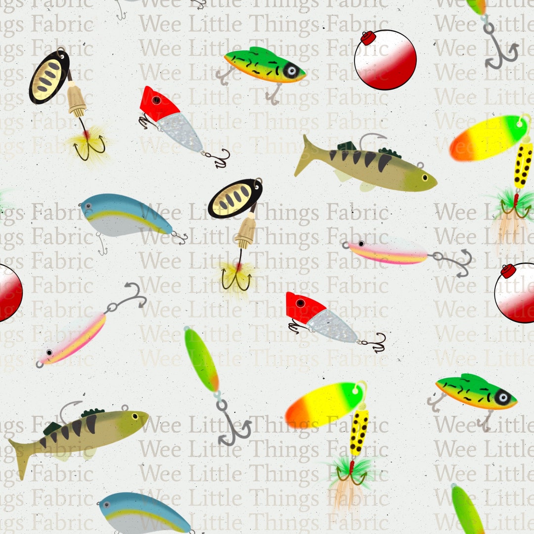 Fishing Lure Seamless Design - Etsy