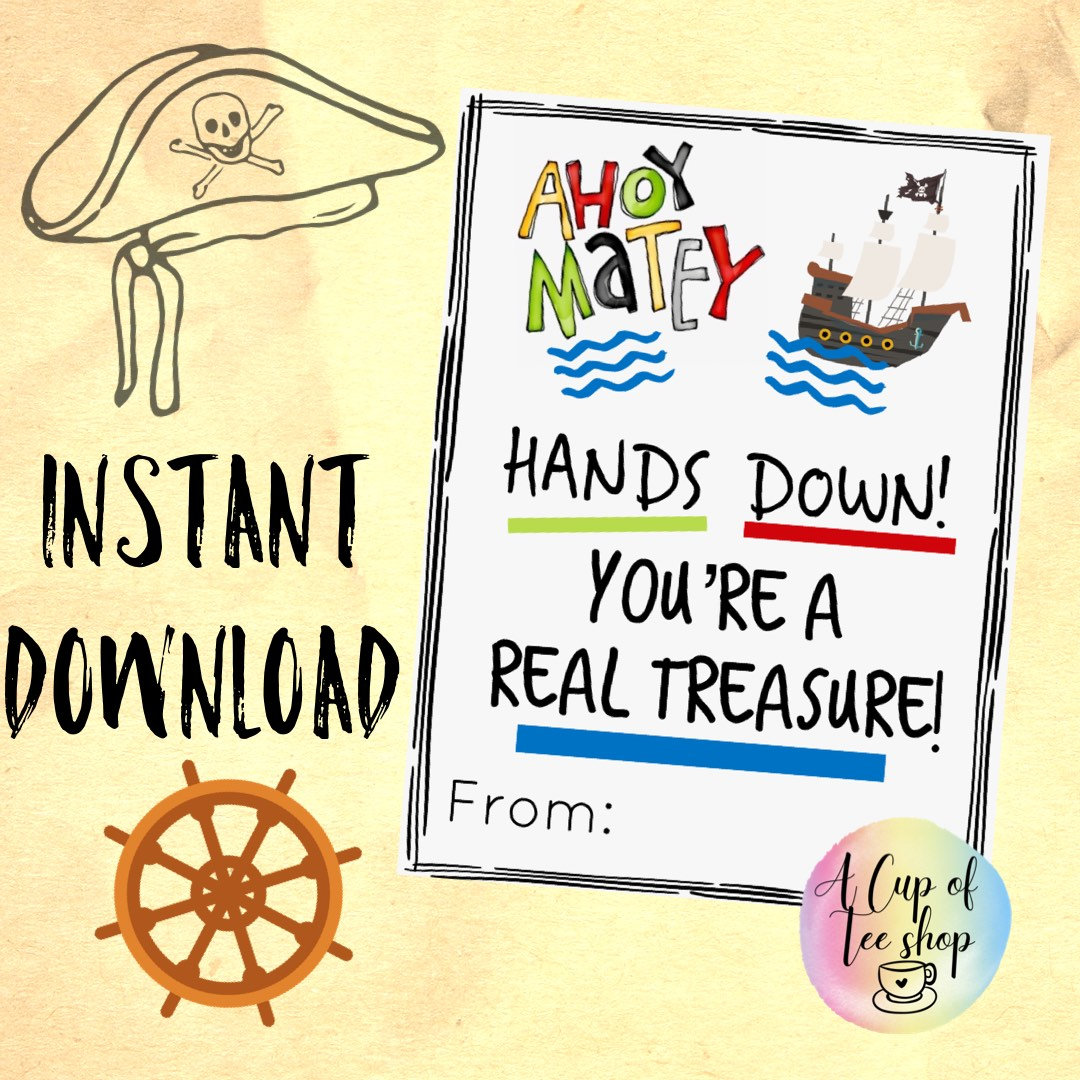 Back to School /pirate Themed Printable/ End of the Year / You're a ...