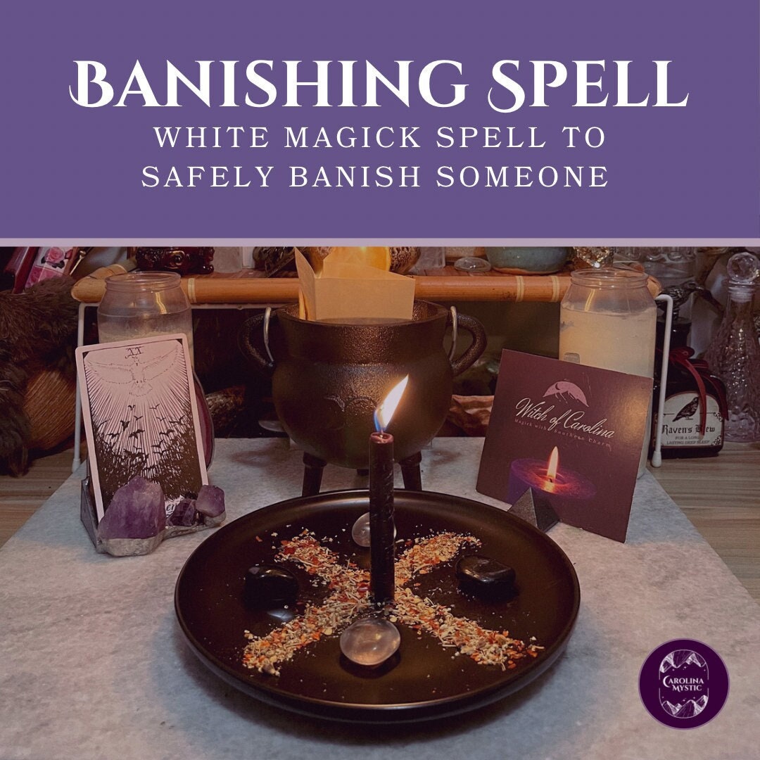 Banishing White Magic Spell | Get Rid of Negative Energy, Toxic People ...