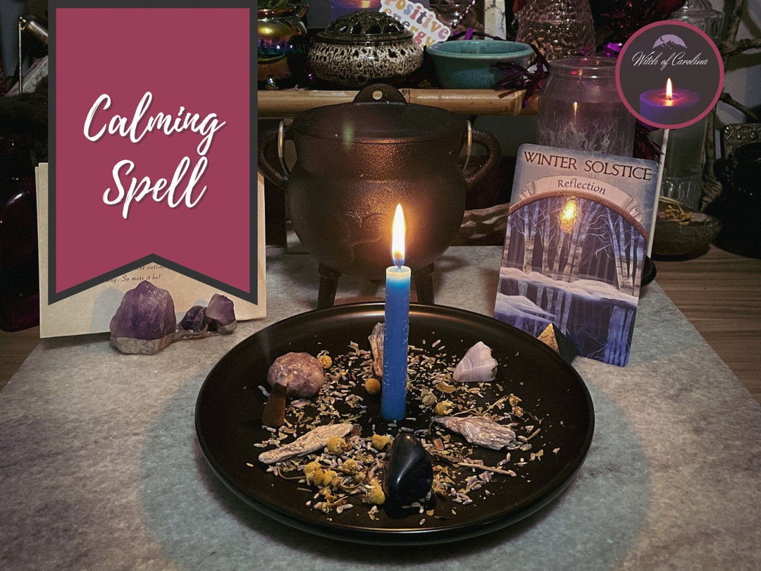 CALMING SPELL Reduce Anxiety Panic Attacks Stress Improve - Etsy