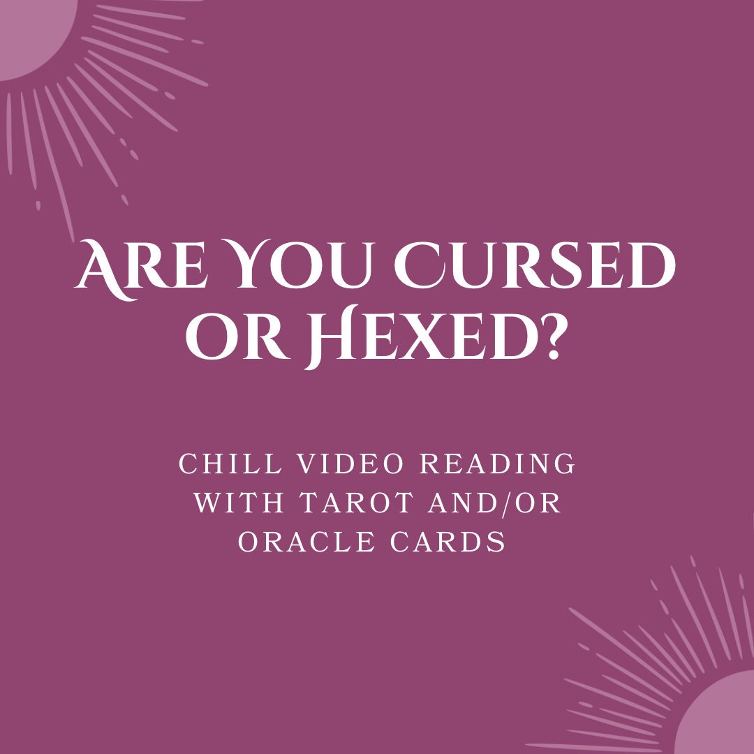 Cursed or Hexed Video Tarot Reading | Have You Been Cursed, Hexed ...